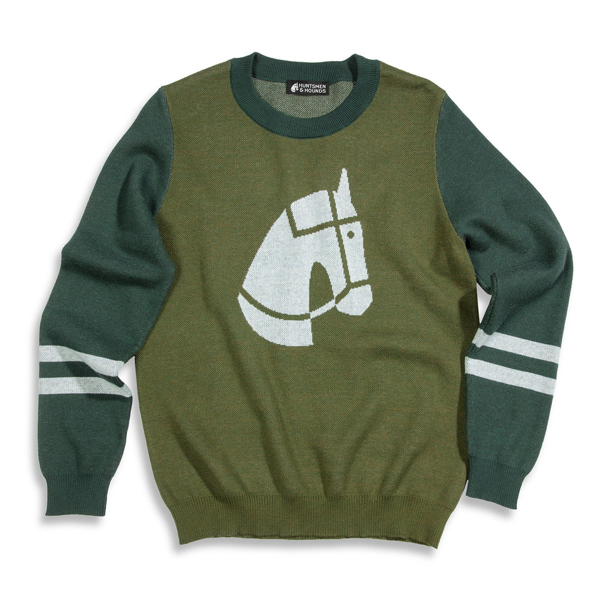 In house Stocked HH Sweater Black Horse Head – huntsmenandhounds
