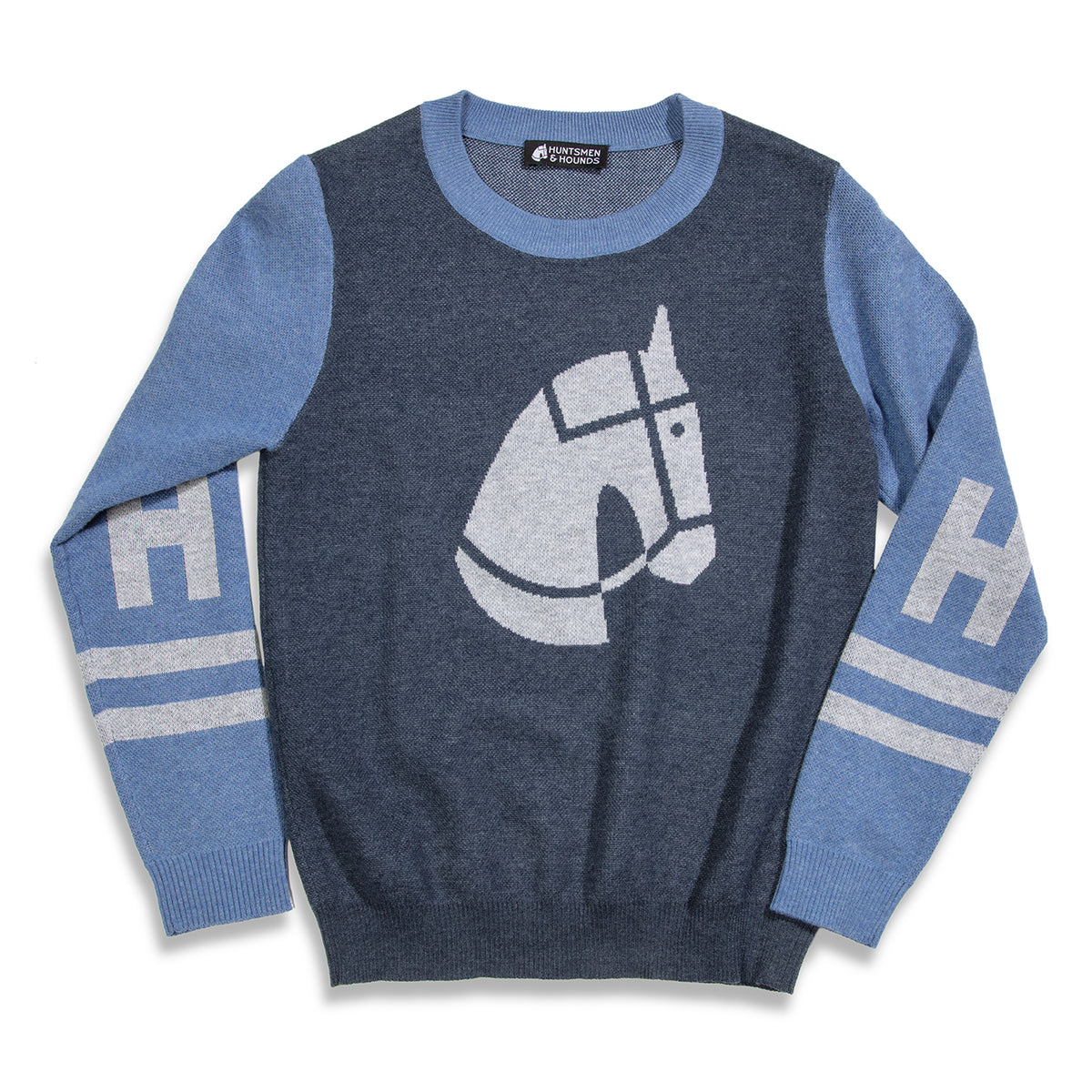 In house Stocked HH Sweater Black Horse Head – huntsmenandhounds